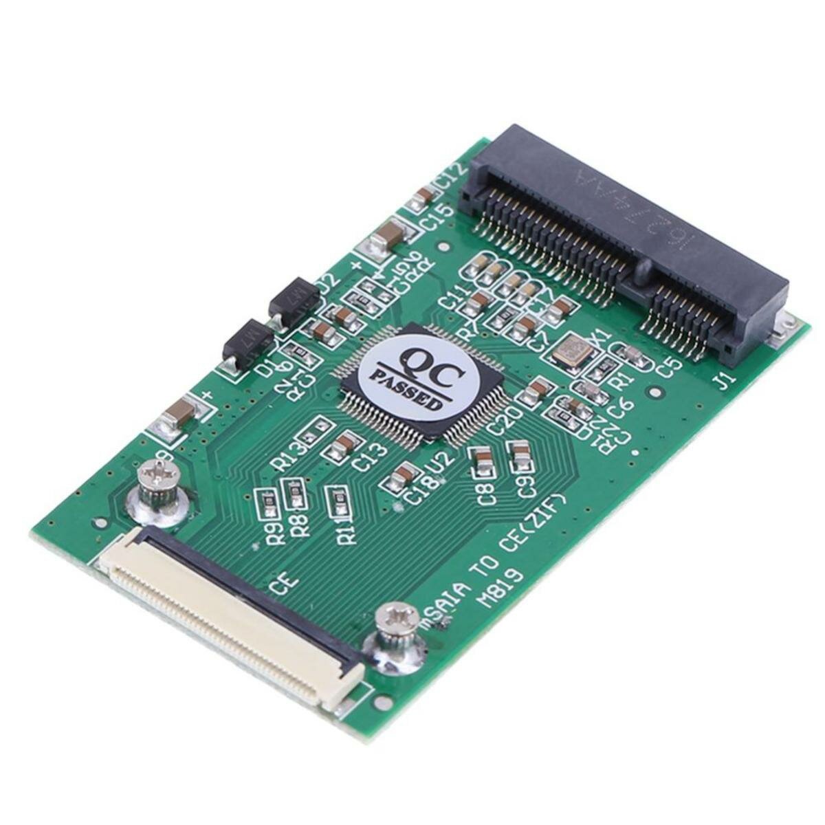 Mini SATA mSATA PCI-E SSD to 40pin 1.8 дюймов ZIF CE конвертер карта для IPOD IPAD для Toshiba для Hitachi ZIF CE HDD же