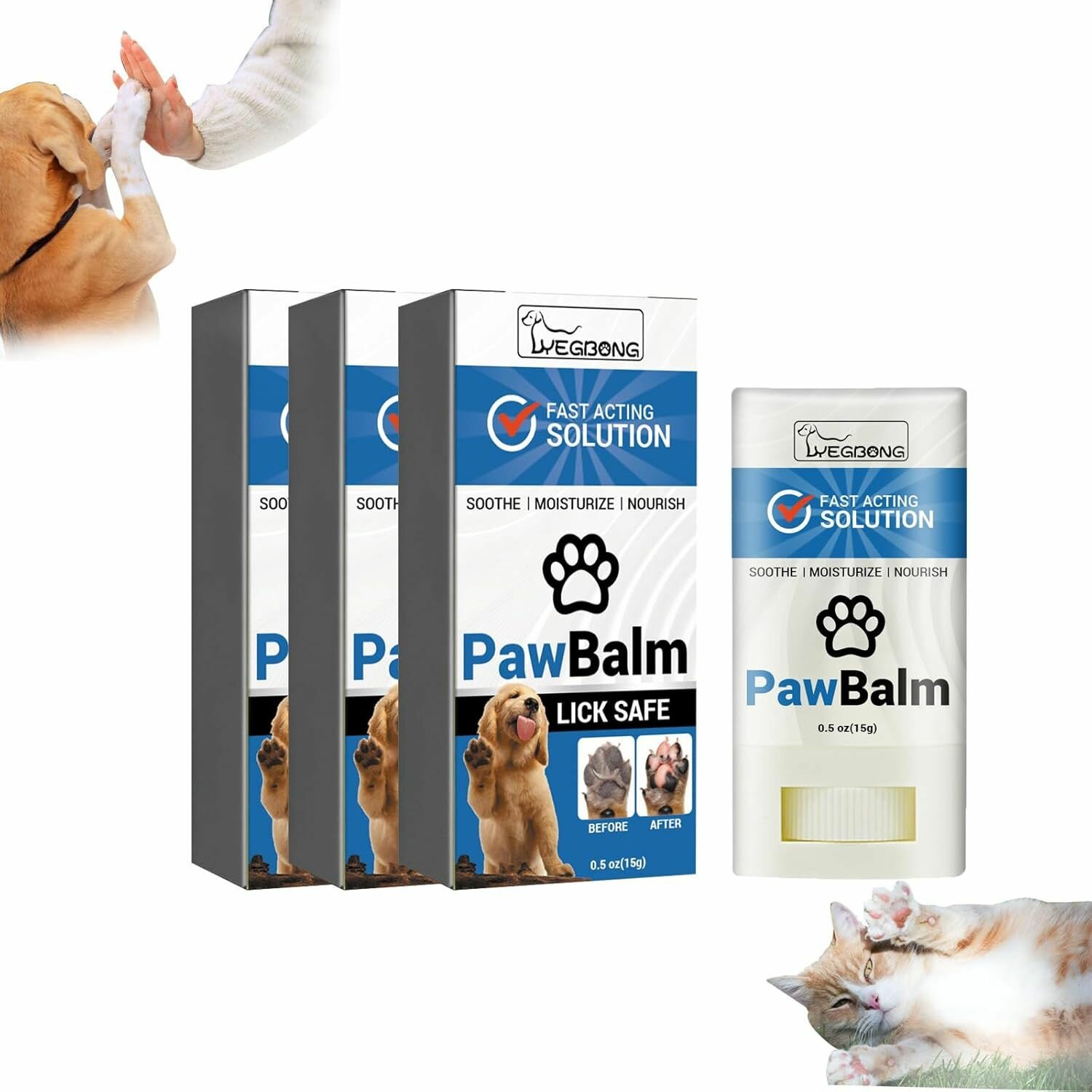 Безопасное лизание лосьона собачьих когтей, обеспечение увлажнения и защиты собачьих ног 2025