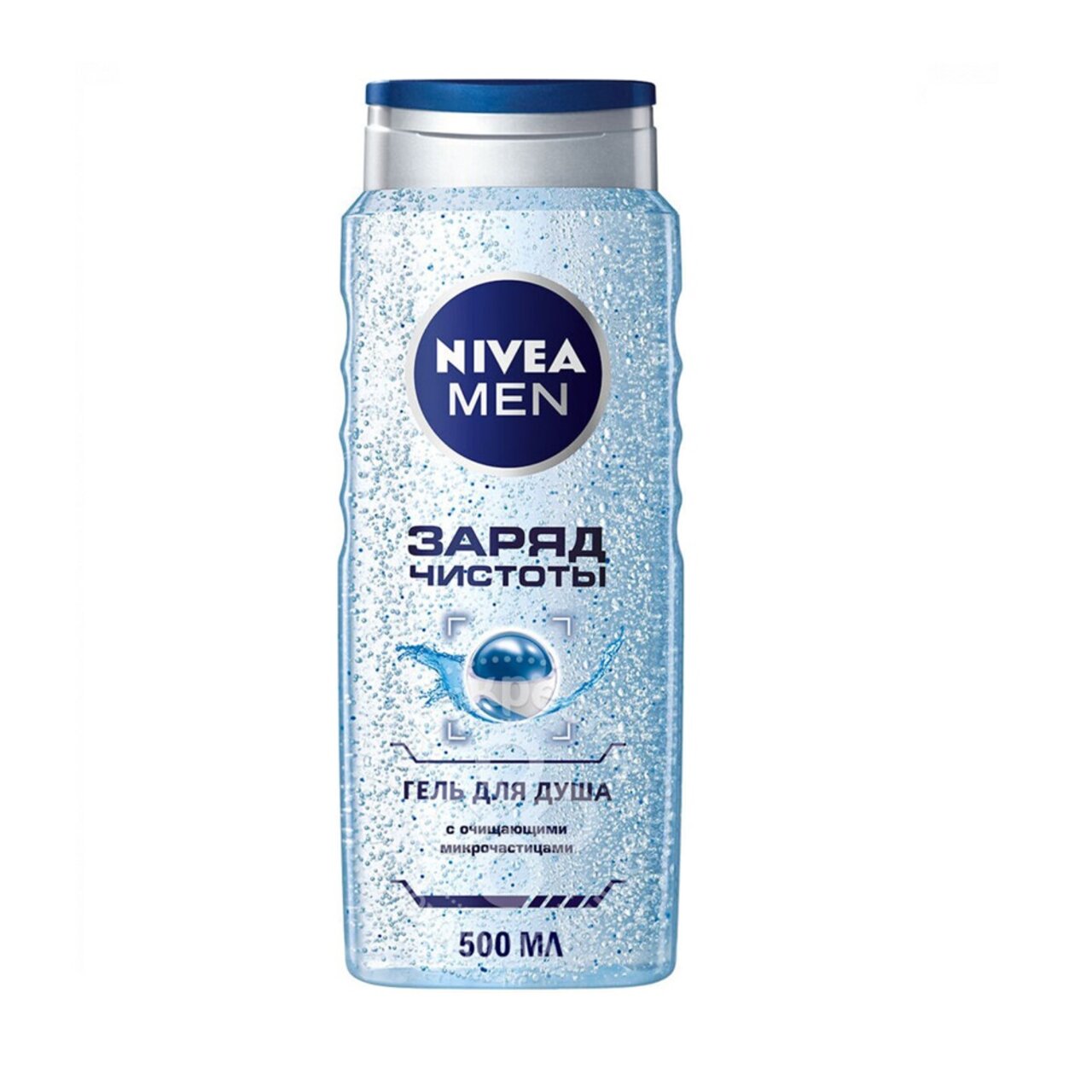 NIVEA мужской гель для душа Заряд чистоты бодрит кожу и дарит чистоту каждому утру