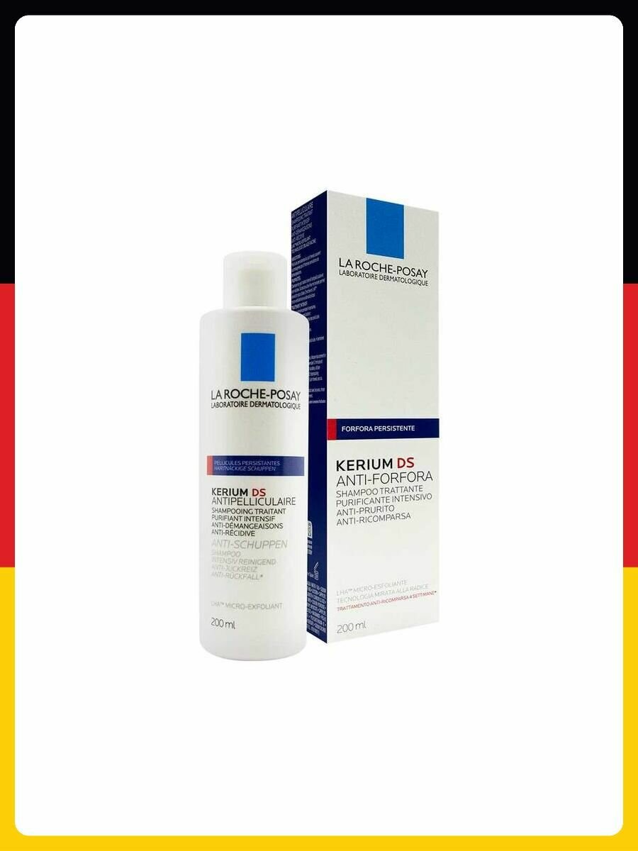 Шампунь для волос La Roche Posay Kerium intensive, 200 ml