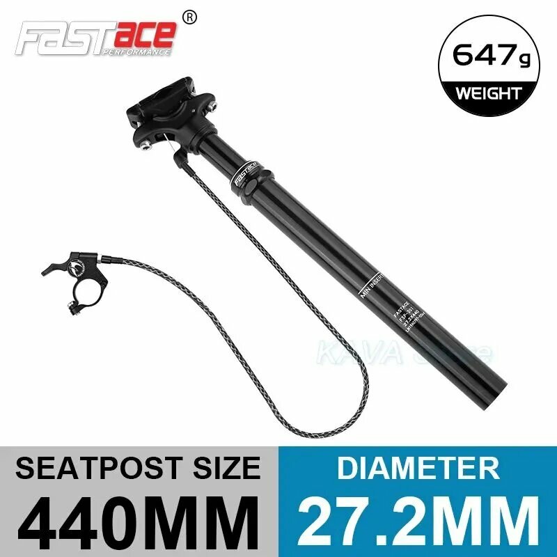 Подседельный штырь Fastace MTB FSP 301 302 303 Dropper Bicycle 27.2 Внешний Внутренний трос Подседельная труба для горного велосипеда Сиденье для велосипеда