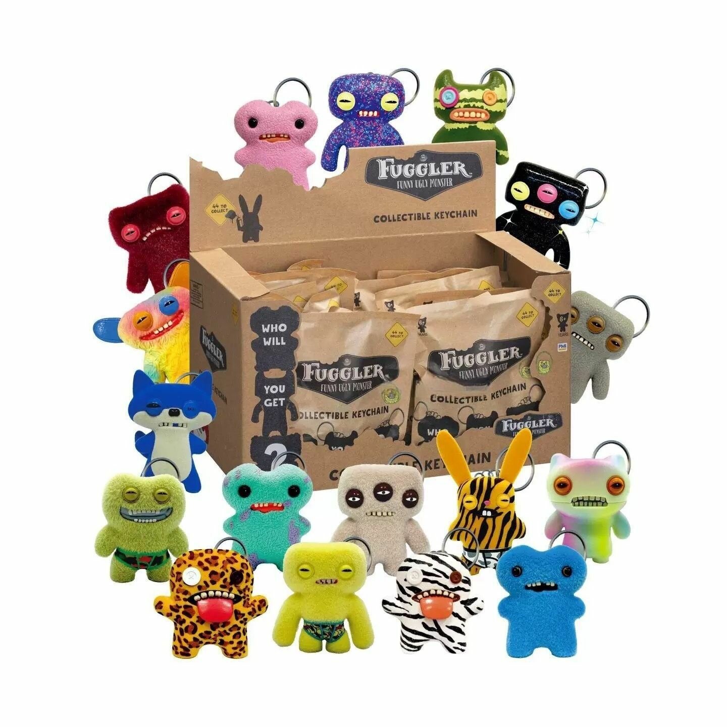 Мягкая игрушка Фагглер Fuggler 2.5" Mini Figure Blind Bag Pack of 6 / Набор из 6 предметов серии детских игрушек