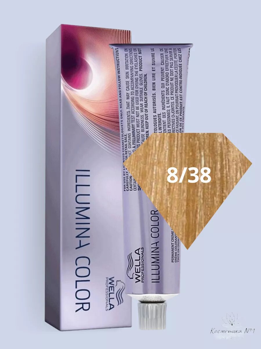 Краска ILLUMINA COLOR для волос 8/38
