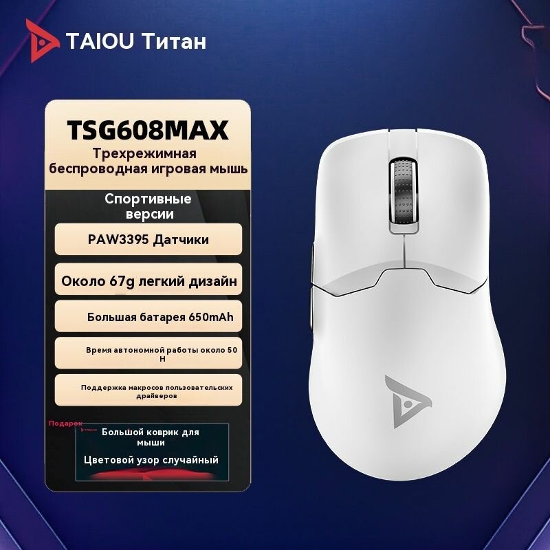 Конкурентоспособная беспроводная мышь TaiduTSG608MAX
