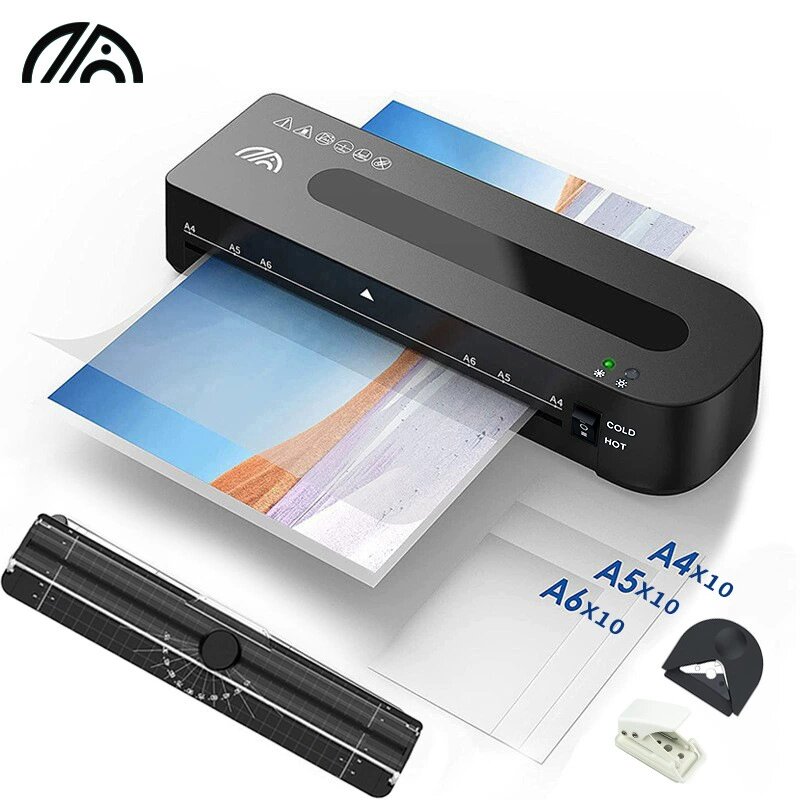 Ламинатор A4 для дома и офиса | Термопленка в комплекте | Быстрое ламинирование