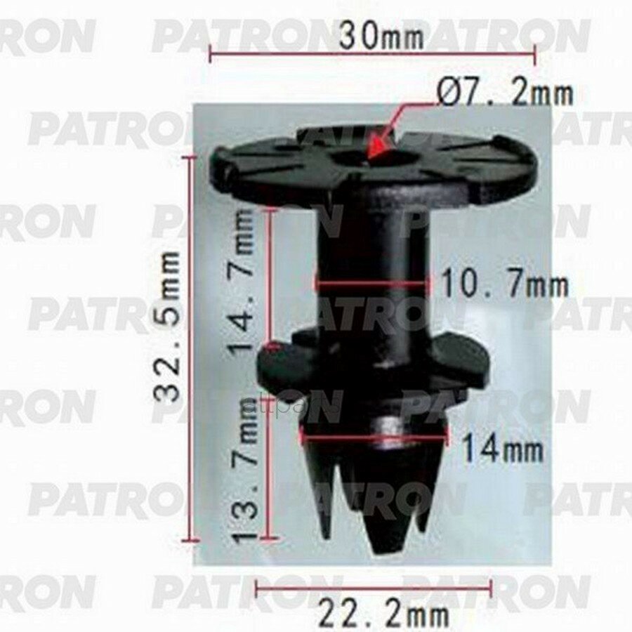 PATRON P370608 фиксатор пластмассовый