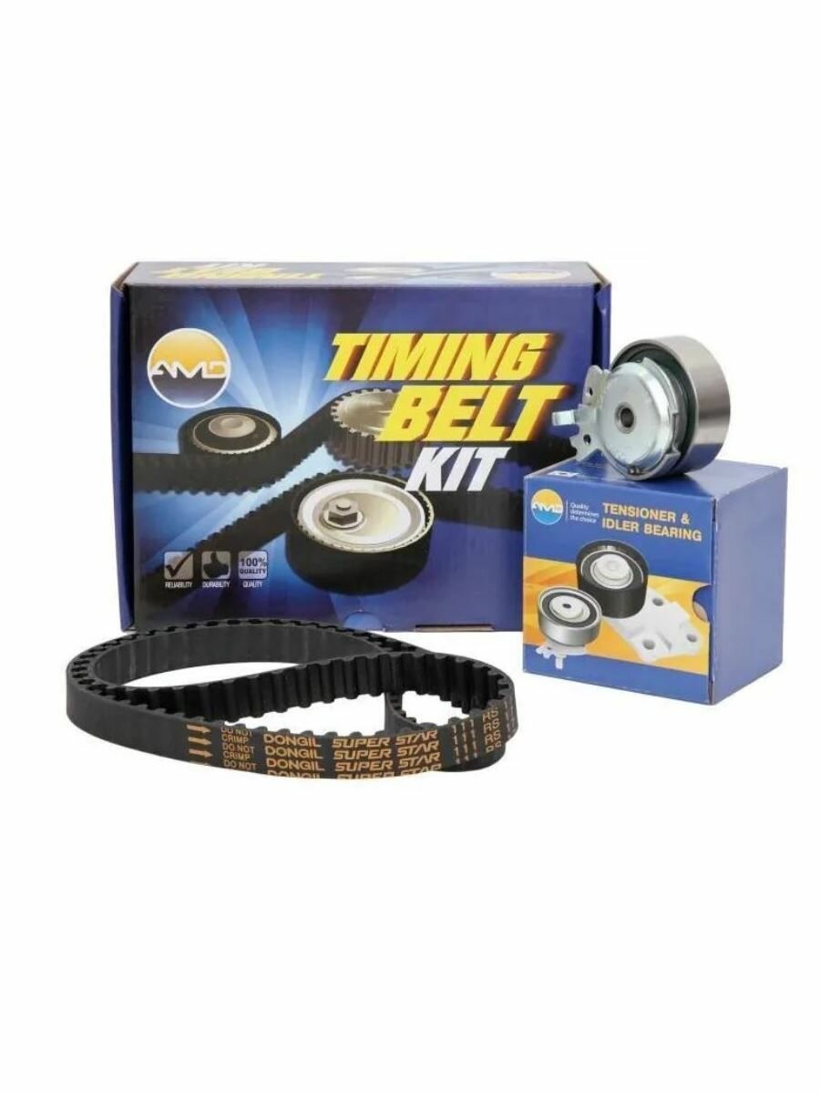 Комплект ремня ГРМ AMD AMDKITBR5 для а/м OPEL Corsa, CHEVROLET Aveo