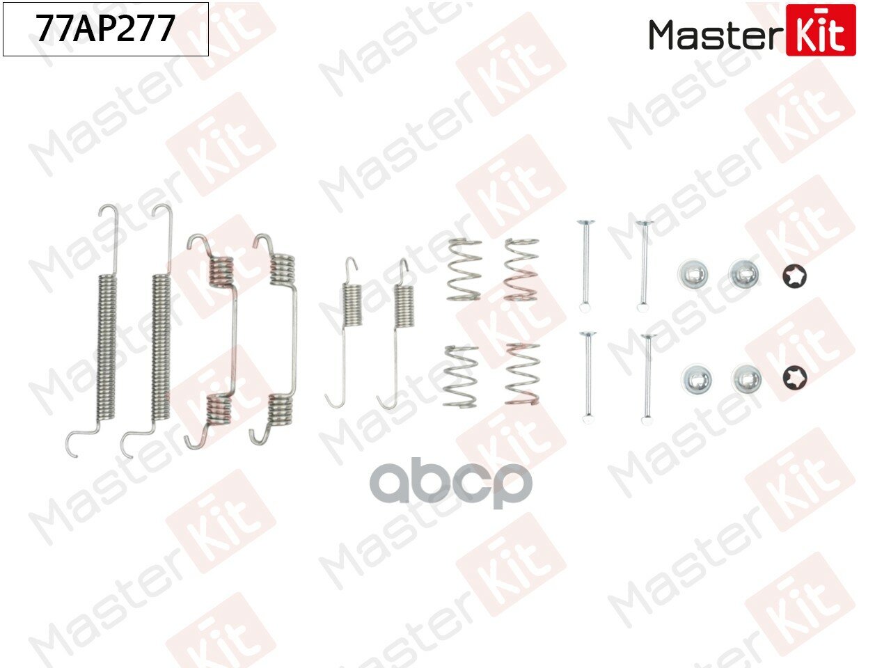 77AP277 комплект установочный барабанных колодок OPEL ASTRA (A04) 2007 - MasterKit арт. 77AP277