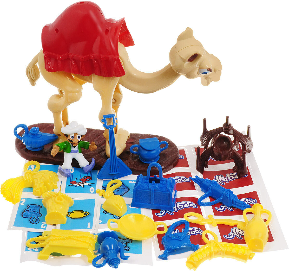 Настольная игра China Bright Pacific "Нагрузи вербдюда!", 15 предметов, 20 карточек, 4 игрока