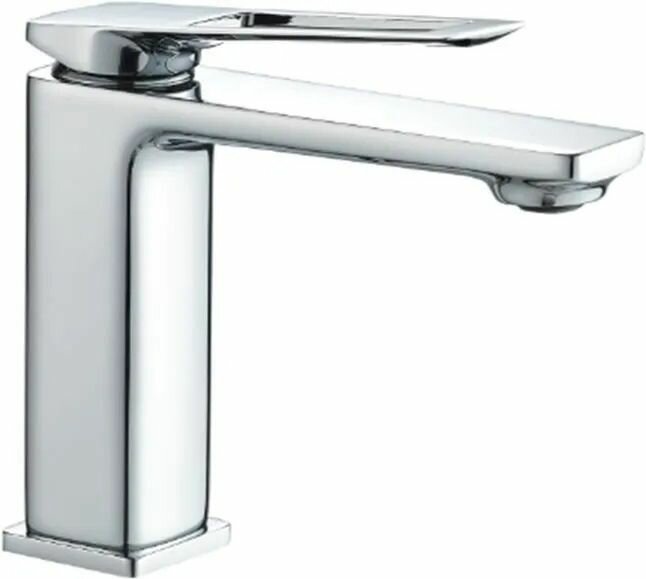 Смеситель для раковины Haiba HB10817 с монолитным изливом, однорычажный, хром