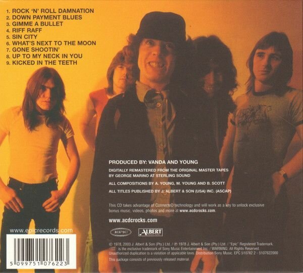AC/DC - Powerage, (CD, Enhanced, Reissue, Remastered, Stereo, Digipak) Компакт Диск — фото 1