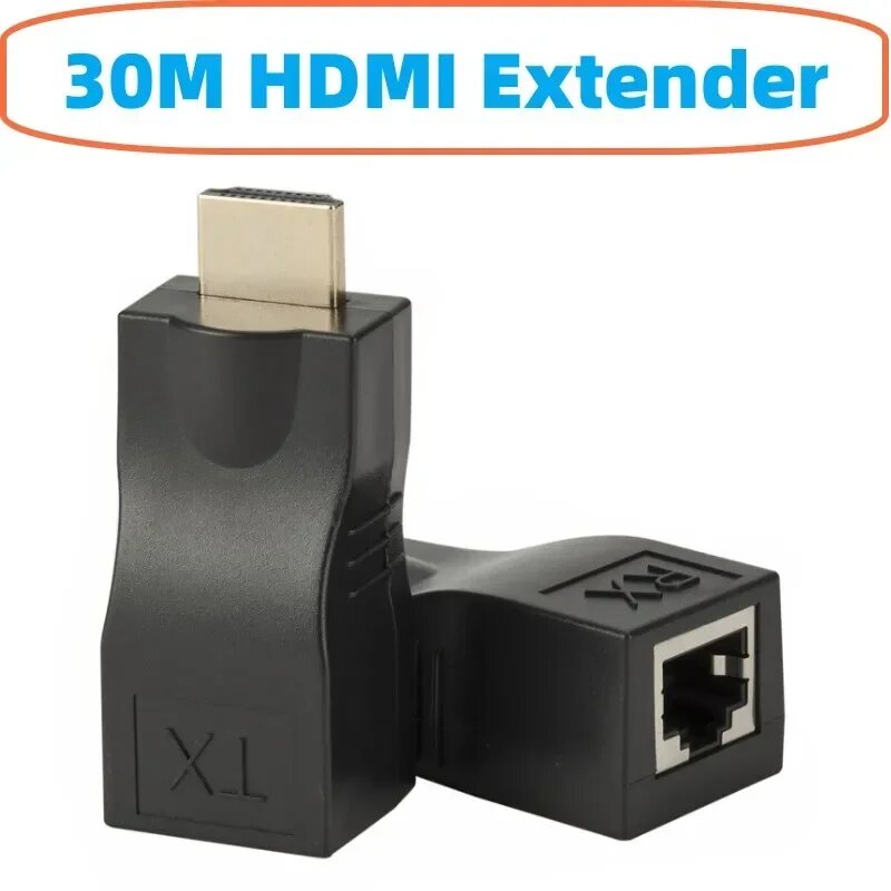 GRWIBEOU HDMI удлинитель 60 м Cat5e Cat6 30M