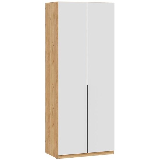 Шкаф Трия Джоли для одежды Дуб Крафт Золотой/Белый матовый