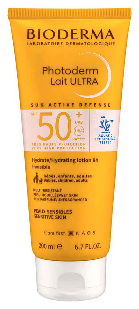 Bioderma photoderm молочко солнцезащитное ультра spf 50+ 200 мл