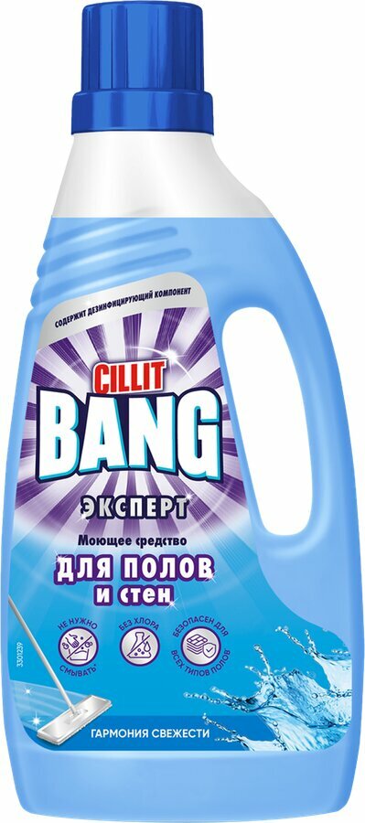 Моющее средство CILLIT BANG д/полов и стен, Гармония свежести (Россия) 1 л