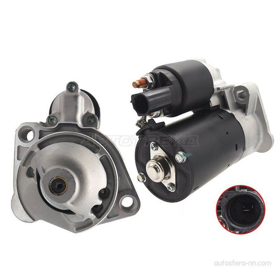 SAT ST640088 Стартер Audi A4 00-09 / A6 97-05 (1,2 kW/ Z=9)