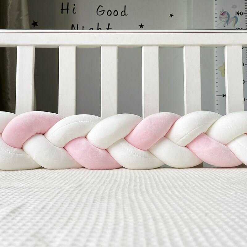 Бортики в кроватку для новорожденных Бортик Косичка В Кроватку 240x10CM