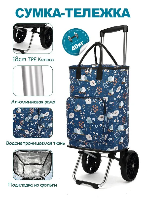 Сумка тележка
