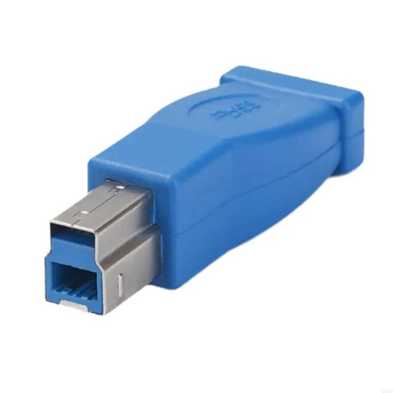 Адаптер USB B - USB Type-C синий