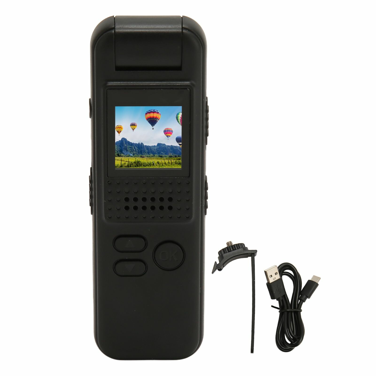 Носимый видеорегистратор 1080p (магнитное крепление, ночное видение)