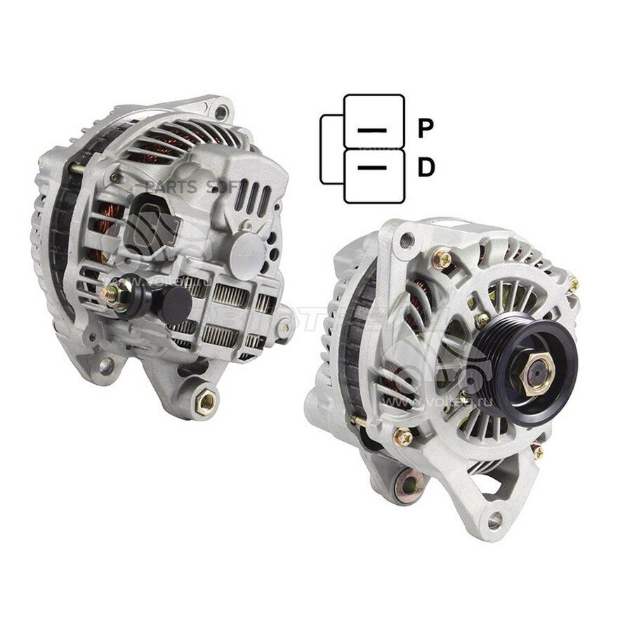 Генератор MAZDA 3 1.3/1.6 03-13 BK/BL 12V 80A от официального дистрибьютора, SAT, артикул STZJ0118300