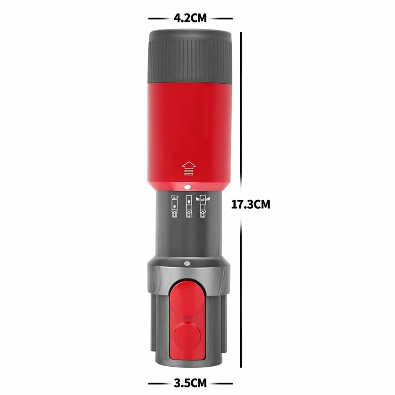 Для пылесоса Dyson V7 V8 V10 V11 V12 V15, бесследное удаление пыли, мягкая щетка + щетка 2 в 1 + удлинительный шланг