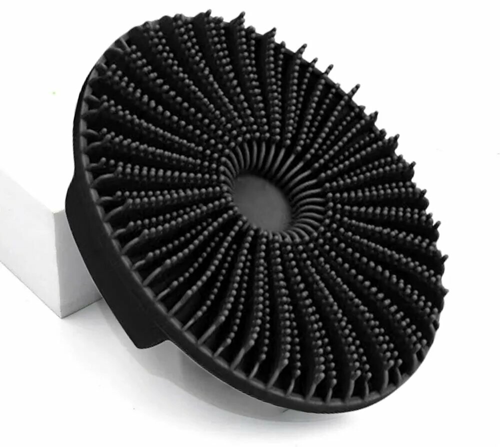 Силиконовые овальные полотенца для душа, ванны и сауны. Мягкое тело отшелушивает губку. черное