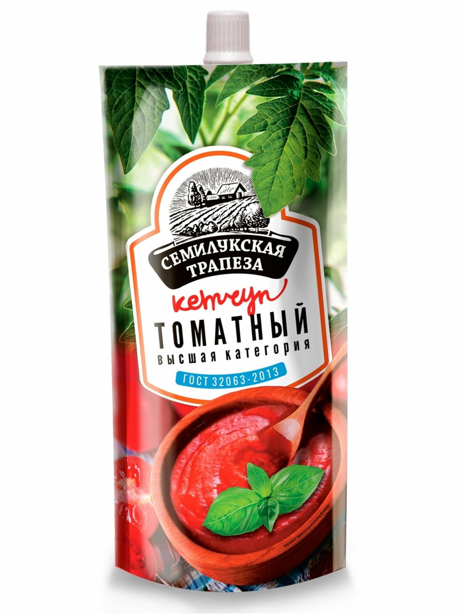 Семилукская трапеза Кетчуп томатный, 300 грамм, 1 пачка