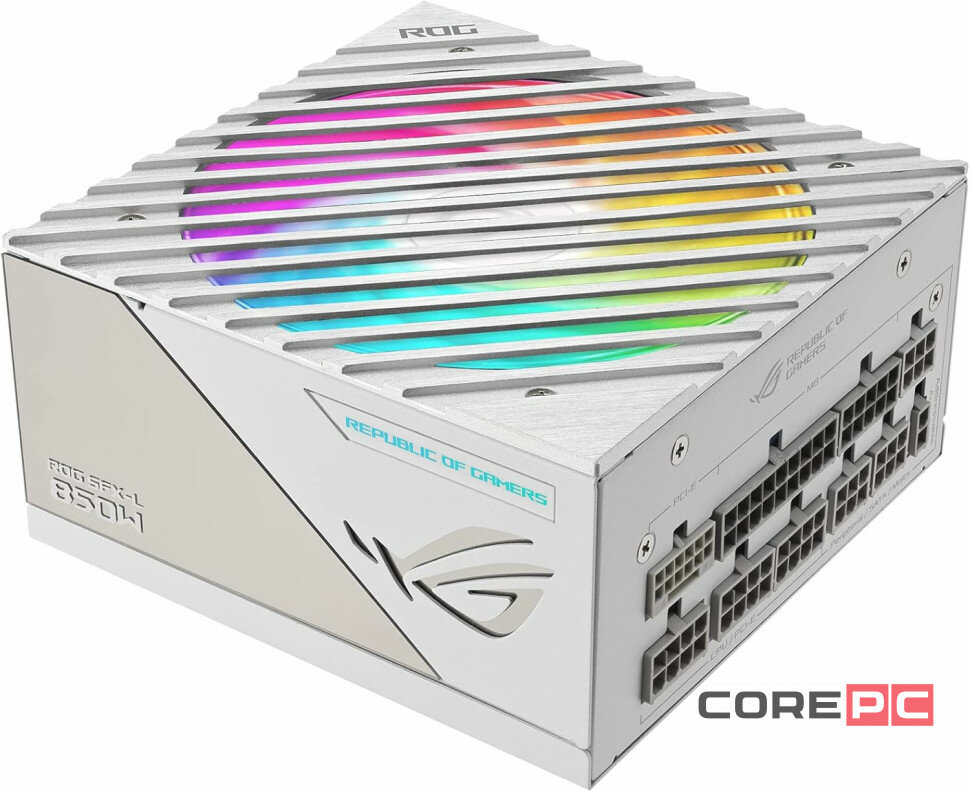 Блок питания ASUS 850W ROG-LOKI-850P-WHITE-SFXL-GAMING RGB White (90YE00N2-B0NA00) 16 Pin (PCIe 5.0 Connector)