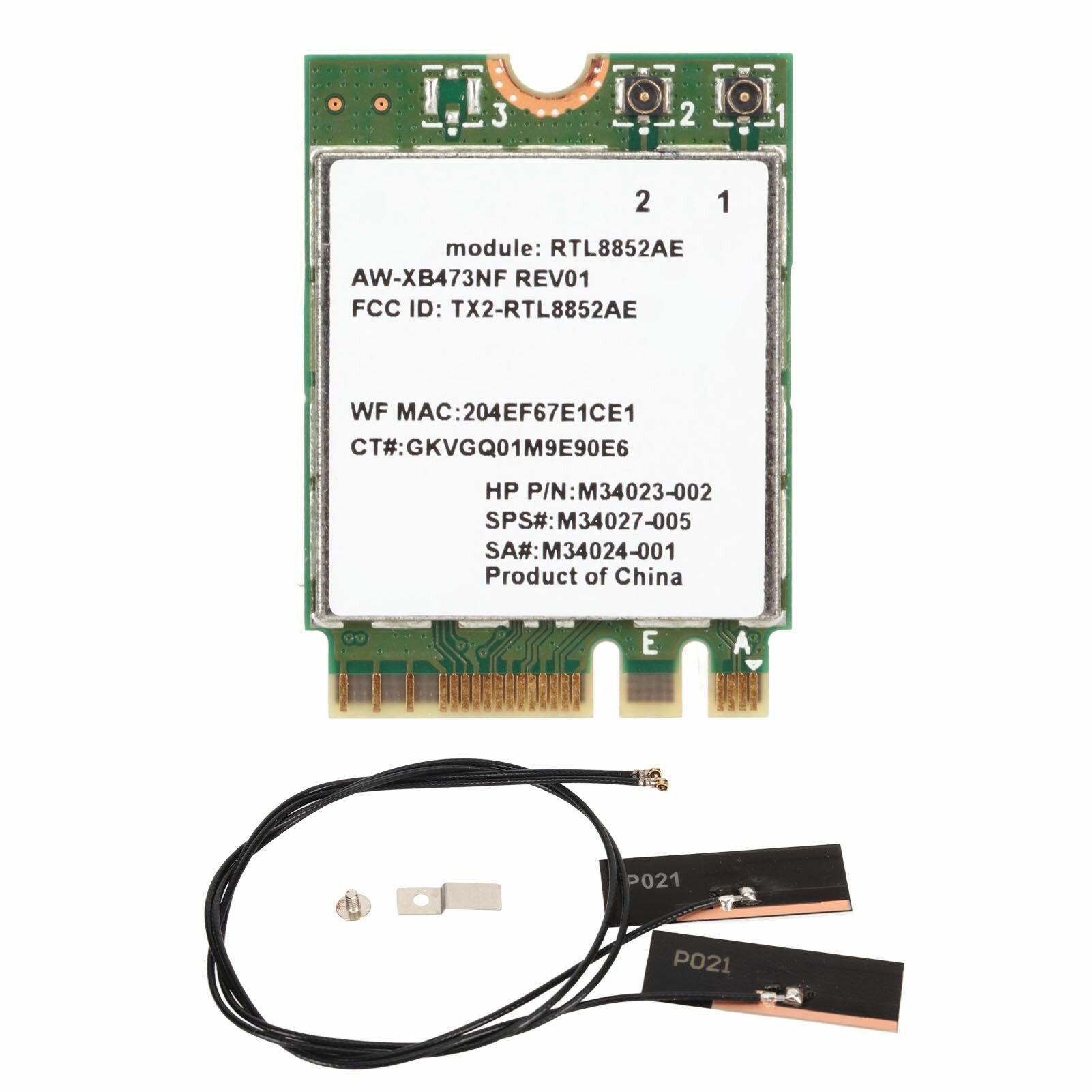 WiFi6 карта 1200Mbps 2.4G/5G BT5.2 M.2