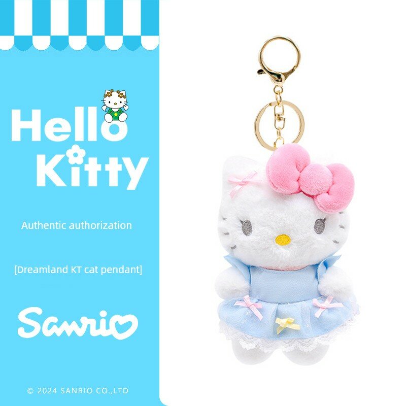 Оригинальный плюшевый кулон Hello Kitty, брелок для сумки Hello Kitty, игрушка-украшение, подарок на день рождения