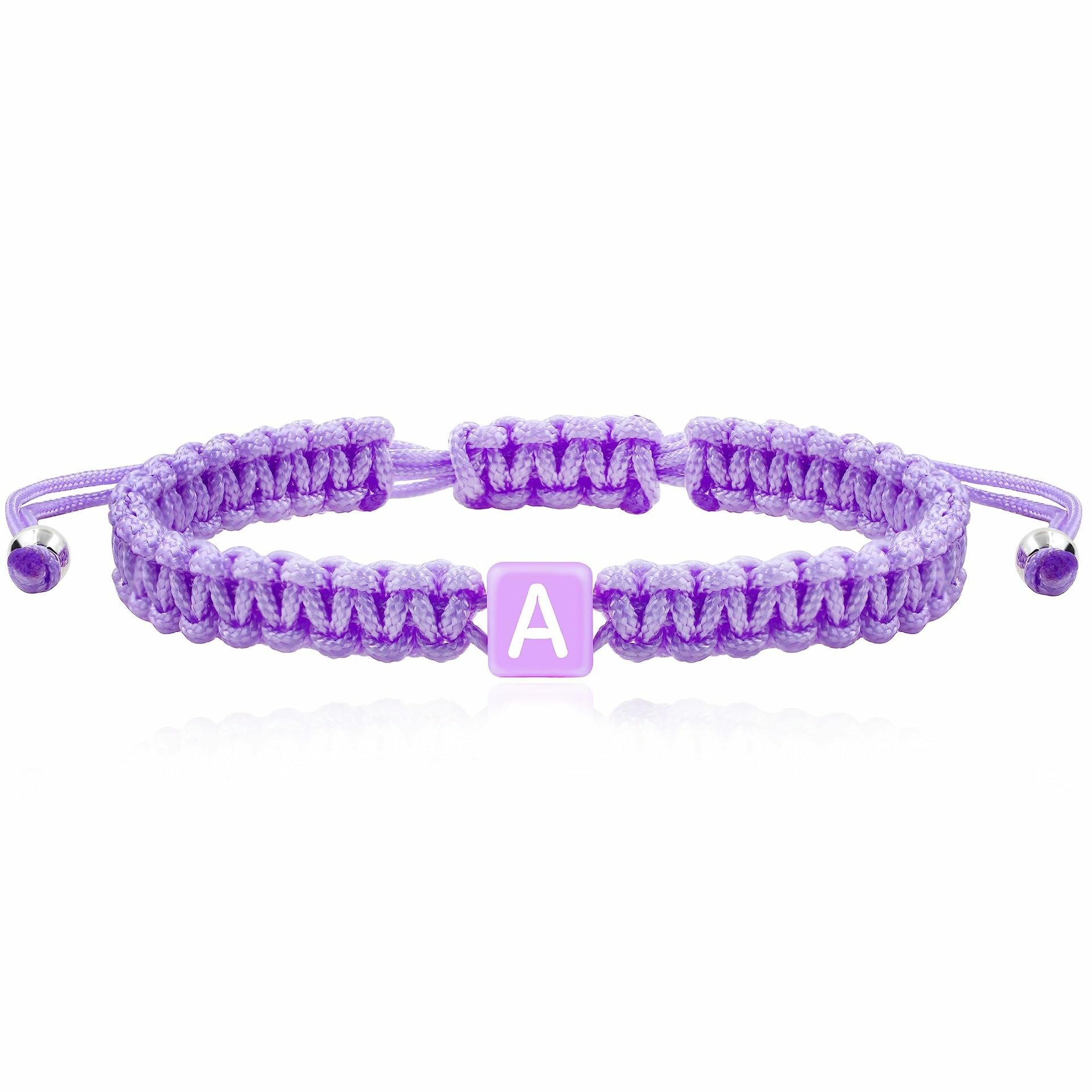 Браслет для гадания, YM 26 букв Квадрат Плетеный Регулируемый Пара Дружба