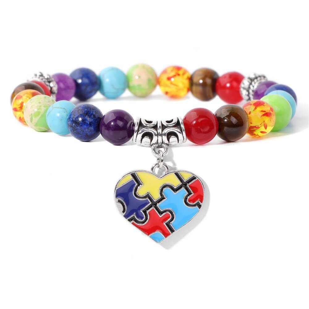 Браслет для гадания, YM Котелок Пазл РАС Аутизм Лето Фортуна Удача