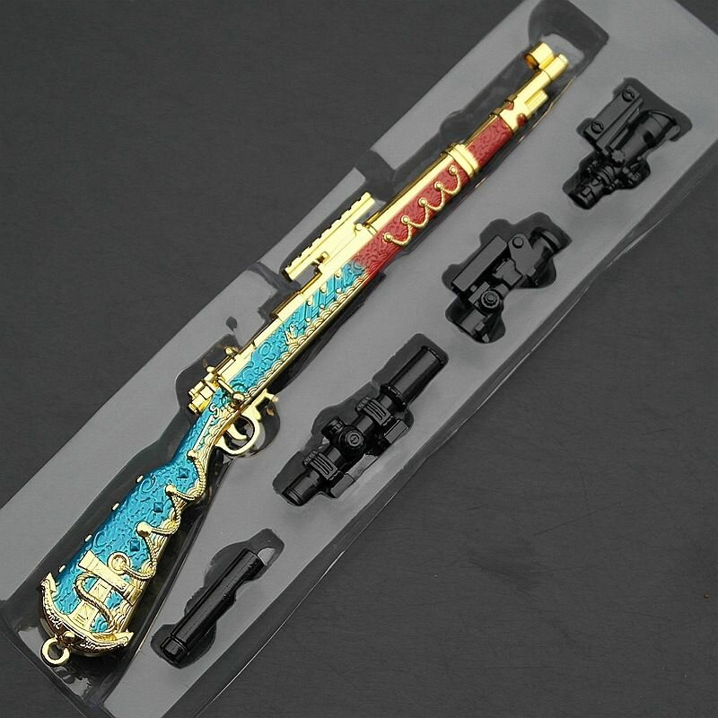 Боевое поле боя Battle Royale, оружие M24, AKM, M416, 98K, AWM, модель пистолета, брелок с кожей