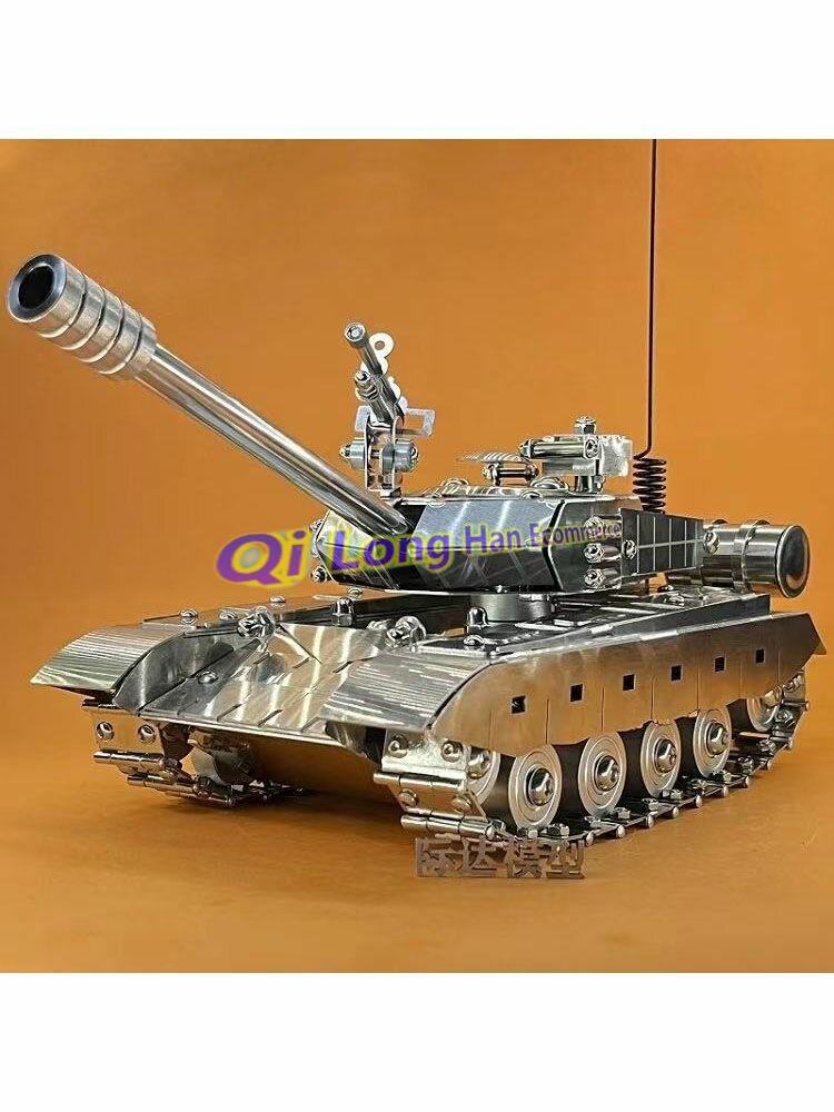 Фигурка основного боевого танка T99 из нержавеющей стали Металлическая игрушкакопилка