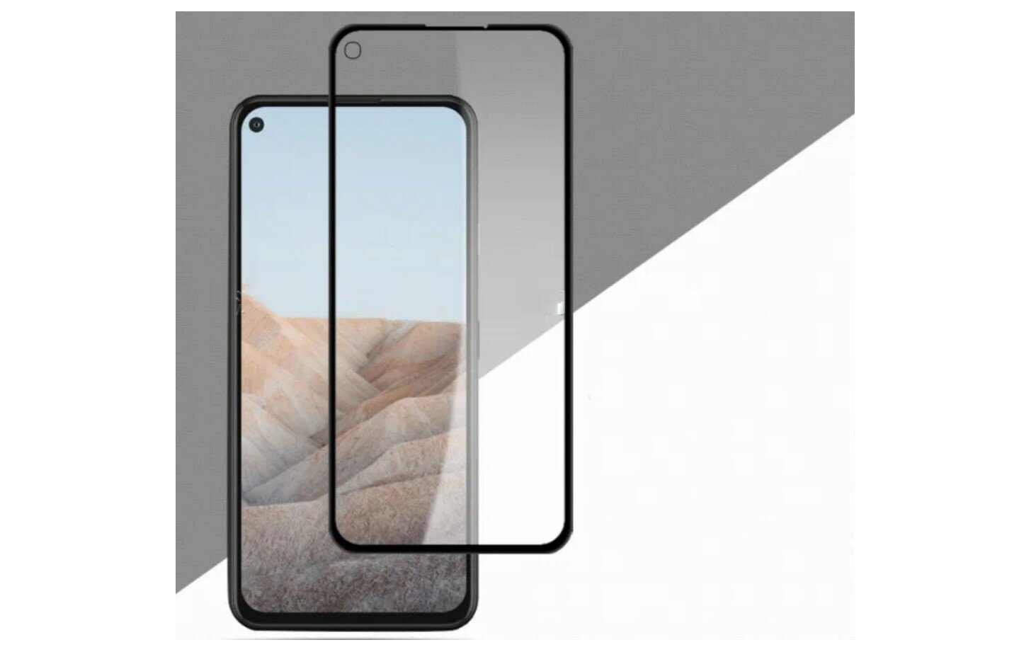 3D защитное стекло MyPads с олеофобным покрытием для Google Pixel 5a 5G черное