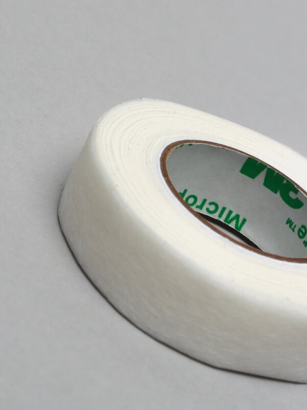 Скотч микропор (micropore 3m) для наращивания ресниц, пропускающий воздух, 3 штуки