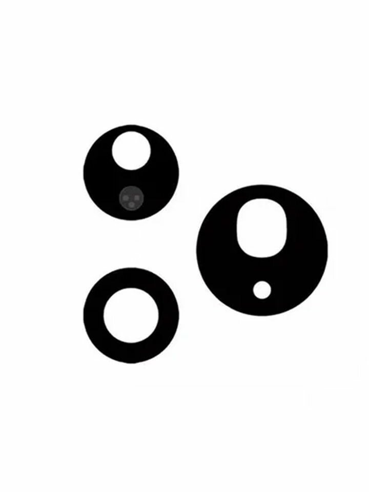 Стекло задней камеры для Huawei Pura 80 HED-LX9 Цвет: Черный - для замены