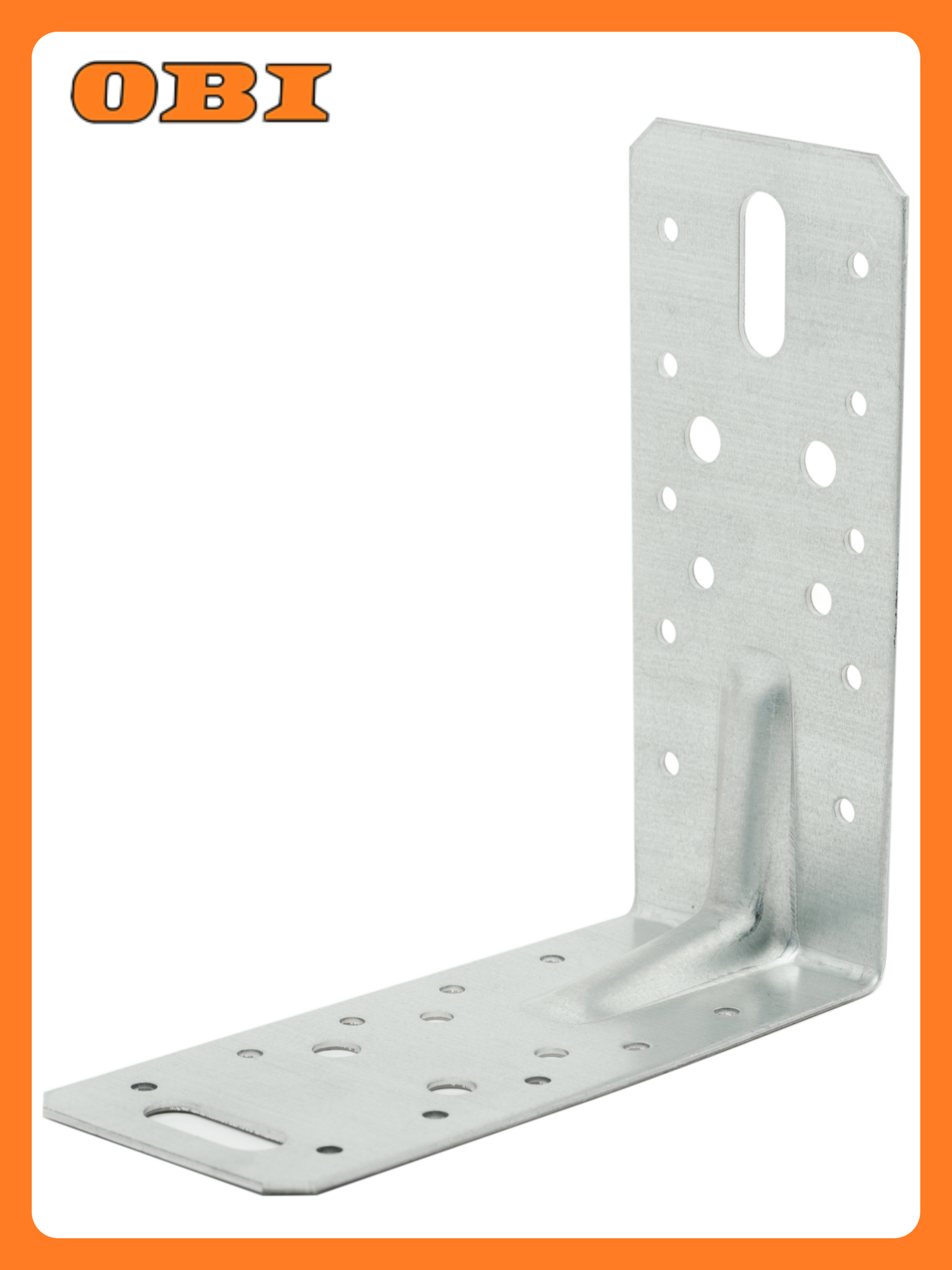 Уголок крепежный Tech-KREP kuu, усиленный, для дерева, серебристый, 150x65x150мм