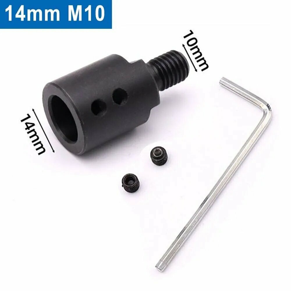 Адаптер М10, пильный диск, шатун, вал, угловая пила, точильный станок, муфта 5-14 мм