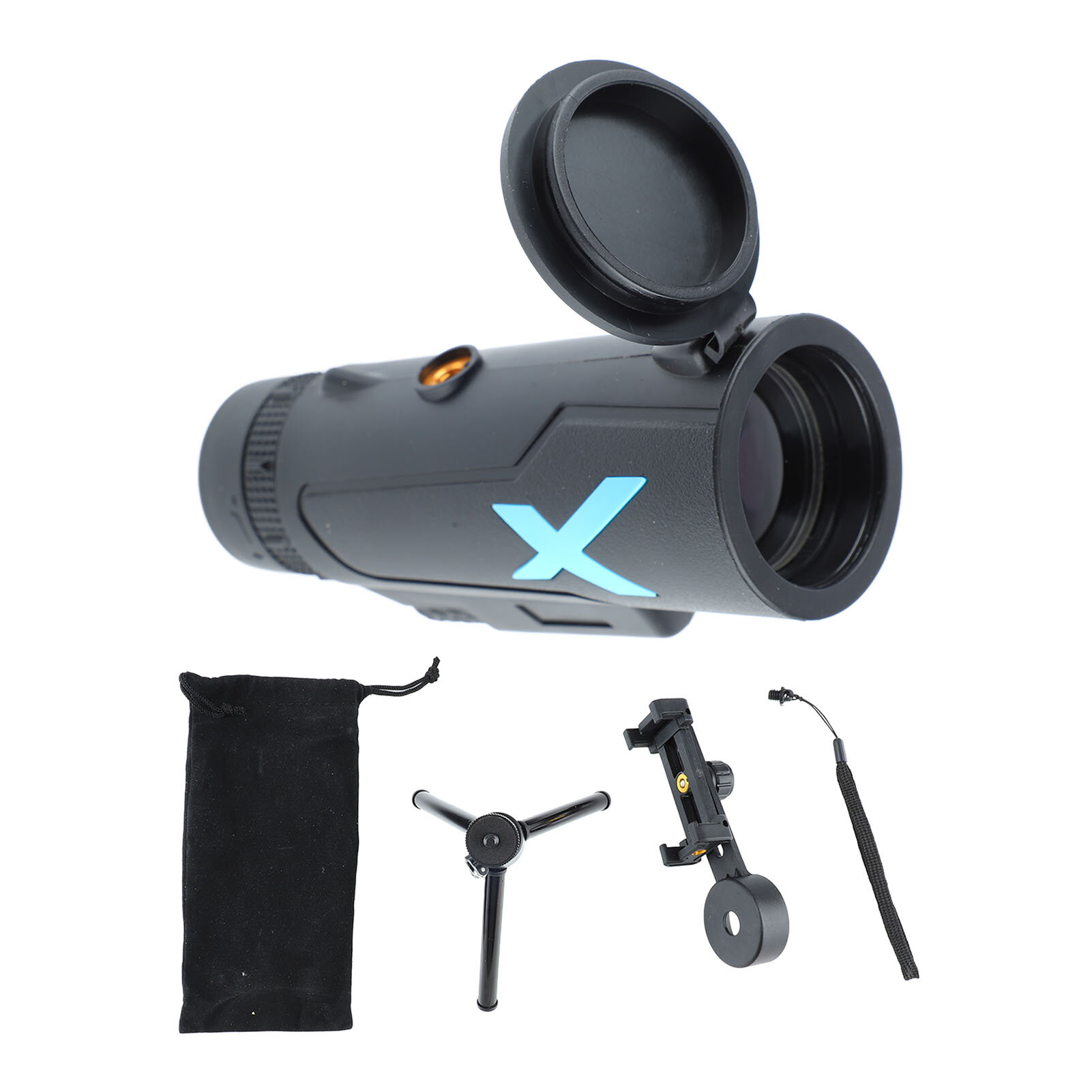 Монокулярный телескоп ABS прочный на открытом воздухе монокулярный монокулярный телескоп 12x50 HD.