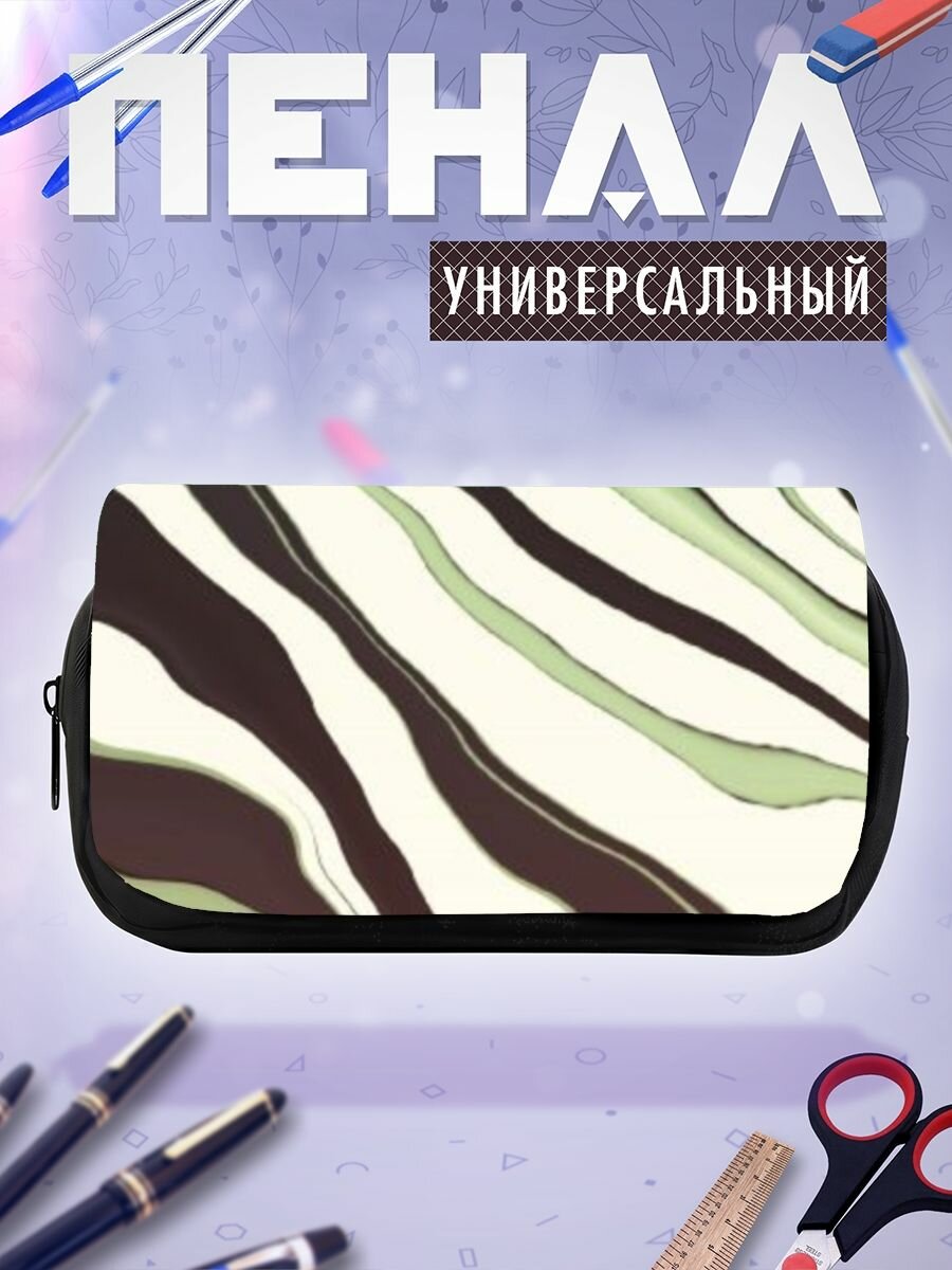 Школьный пенал узор дизайн