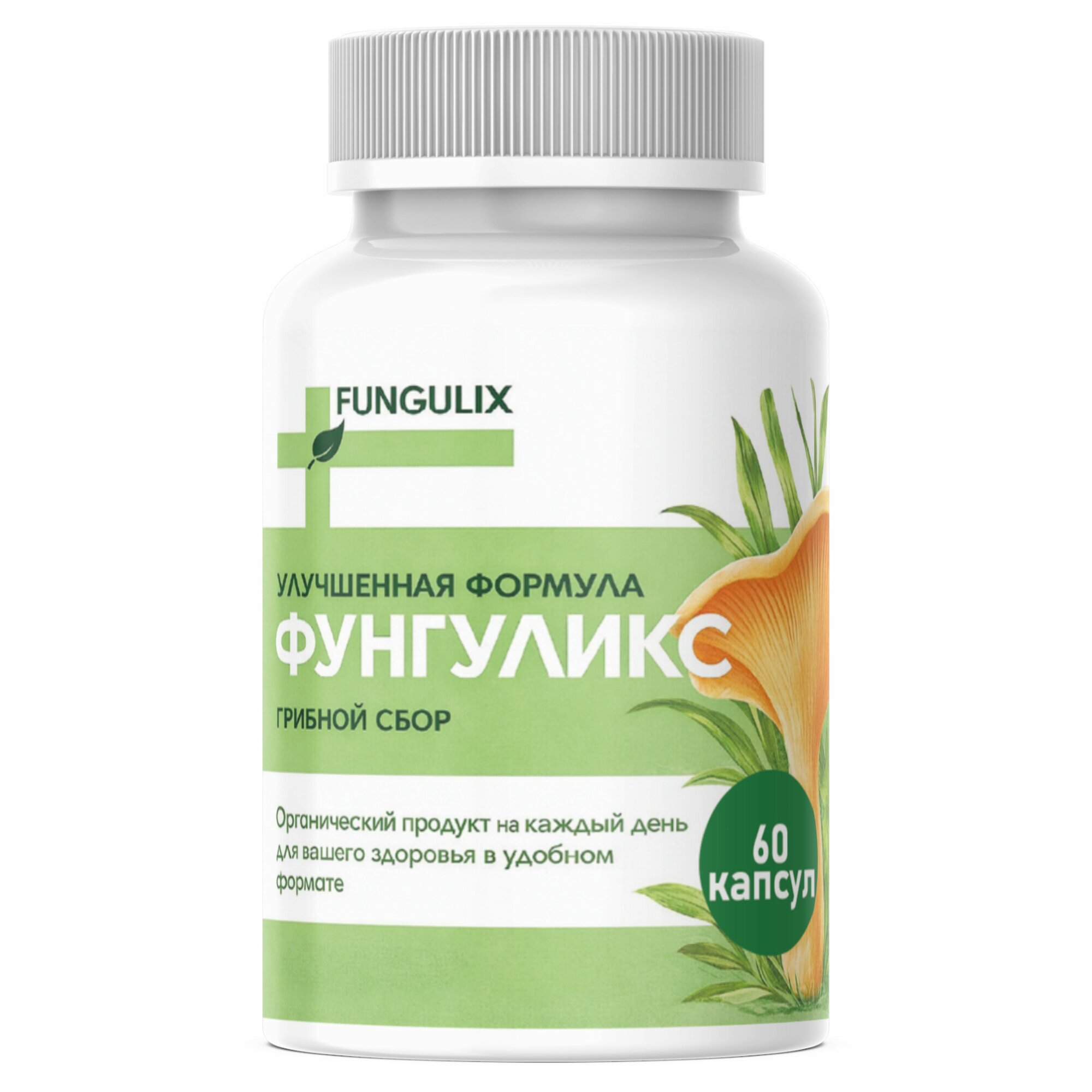 Комплекс от паразитов Фунгуликс Грибной сбор, для нормализации работы ЖКТ, 60 шт. по 500 мг