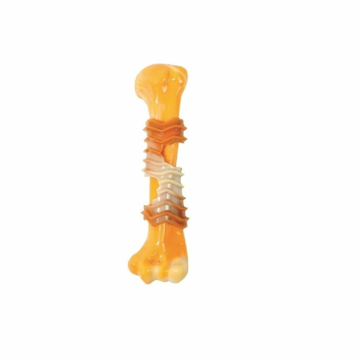 M-PETS Игрушка для собак Карнивор кость, вкус бекона, желтая 17.8*4.9*4см
