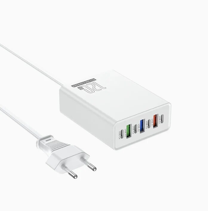 120 Вт USB зарядное устройство EU Plug 4USB C + 3USB A