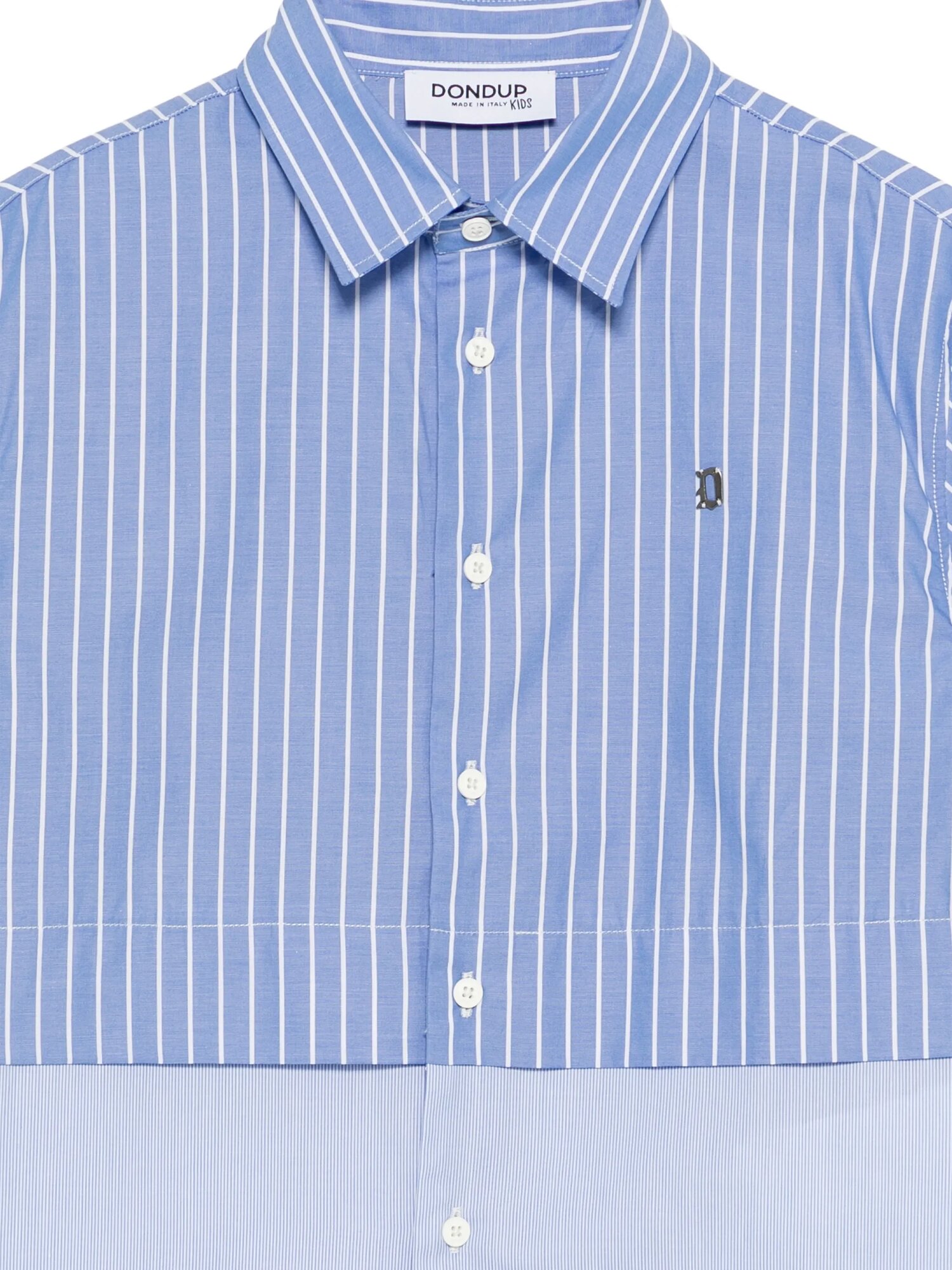 Рубашка Dondup Striped two-tone shirt, размер 10 лет — фото 1