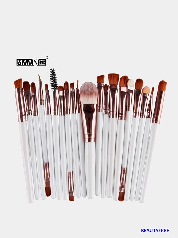 Набор кистей для макияжа MAANGE 20 шт, кисти для макияжа в наборе