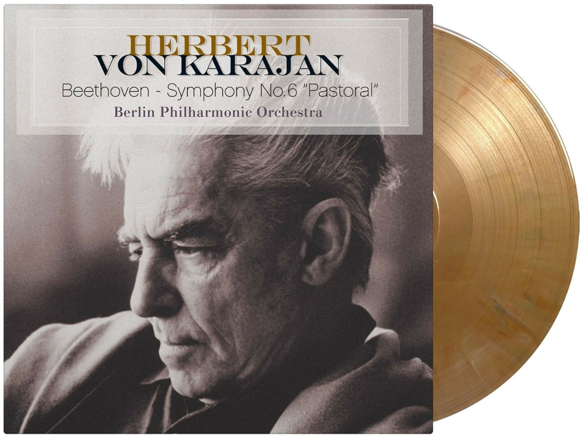 Herbert Von Karajan & Berlin Philharmonic Orchestra – Beethoven: Symphony No. 6 «Pastoral» [Gold Vinyl] (LP)