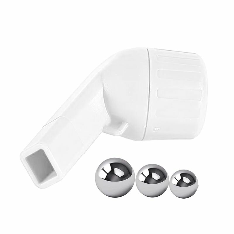 Тренажер для дыхания легких с тремя стальными шариками-белый