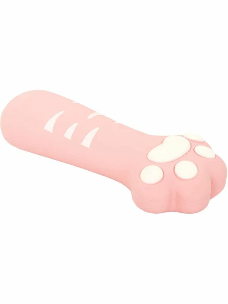 Пенал-косметичка школьный для ручек, карандашей для девочки/подростка Юнландия на молнии, силикон, Paw Pink, розовый, 20х7 см